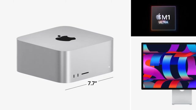 Apple's best PC with the new M1 Ultra processor. Studio Display ...