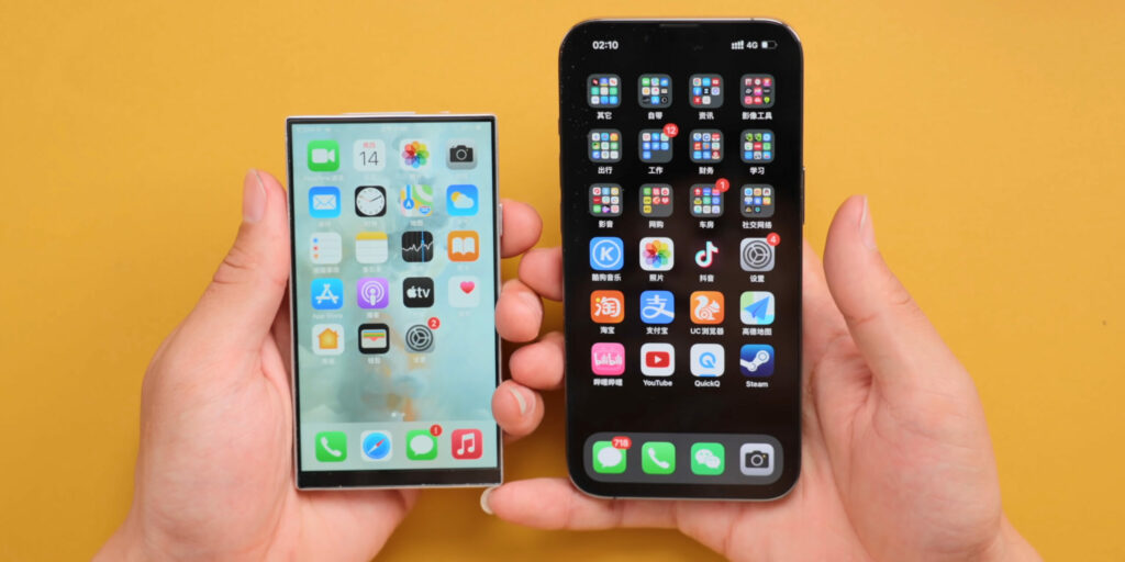 There is already the first iPhone without a notch, with USB-C ...