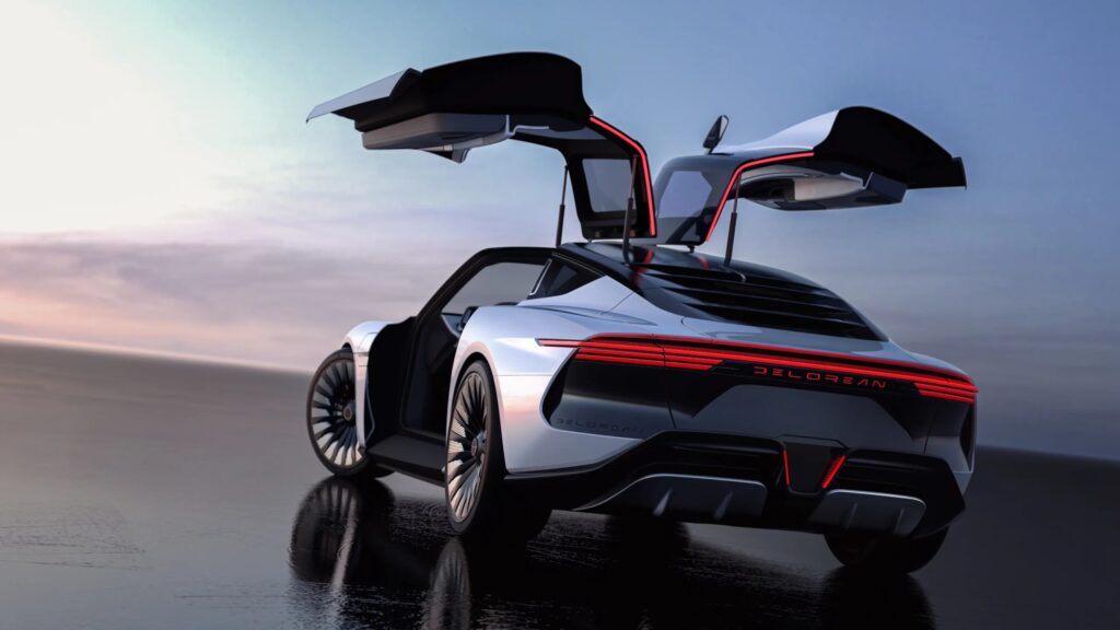 The first images and specifications of the DeLorean Alpha 5 electric ...