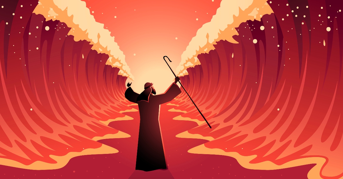 "Moses' Way", the spectacular place on Earth where the sea splits in two